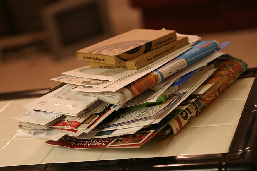 Signs of Aging: Mail piling up